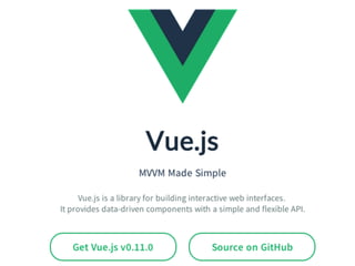 Vue.jsでさくっとMVVM | PPT