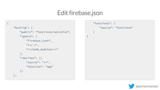 Vue.js SSR with Nuxt.js and Firebase | PDF | Web Development | Internet