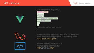 Vue.js - zastosowanie i budowa komponentów | PPT