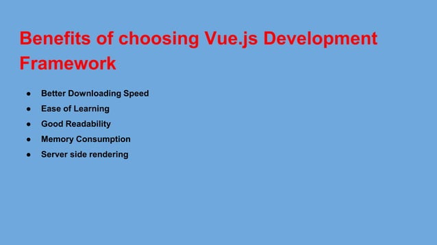 Vue.js vs angular the best java script framework to choose | PPT | Free Download