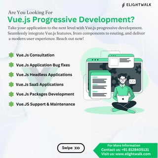 Comprehensive Vue.js Development Services | PDF | Web Development | Internet