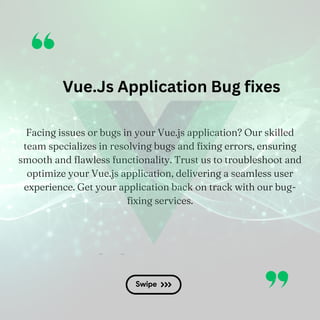 Comprehensive Vue.js Development Services | PDF | Web Development | Internet