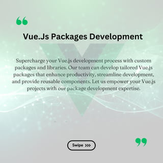 Comprehensive Vue.js Development Services | PDF