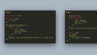 Vue 和 Angular 開發習慣 | PPT