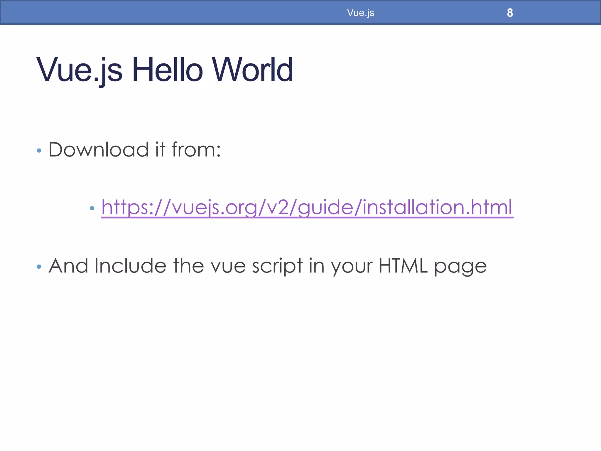 Vue.js | Web Development | Internet