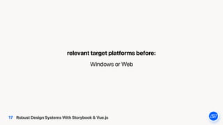 Robust Design Systems With Storybook & Vue.js