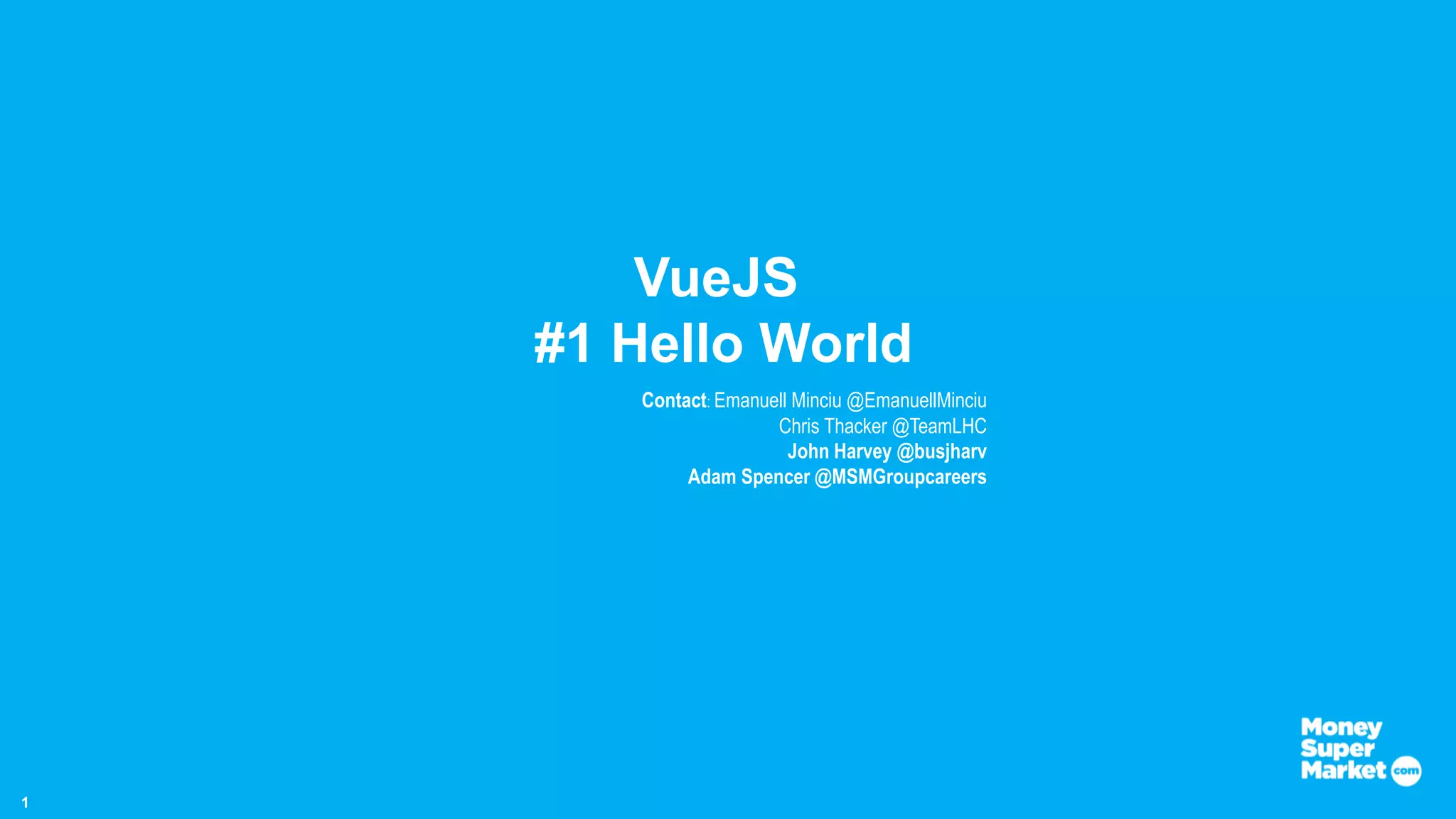 Vuejs Hello World Ppt