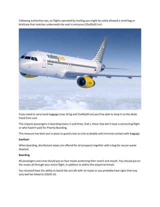 Vueling Airlines Flights | PDF