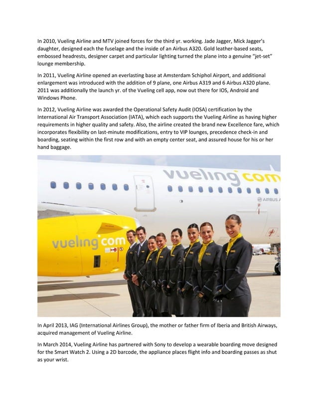 Vueling Airlines Flights | PDF
