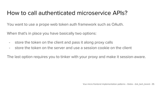 Vue micro frontend implementation patterns | PPT Vue micro frontend implementation patterns | PPT