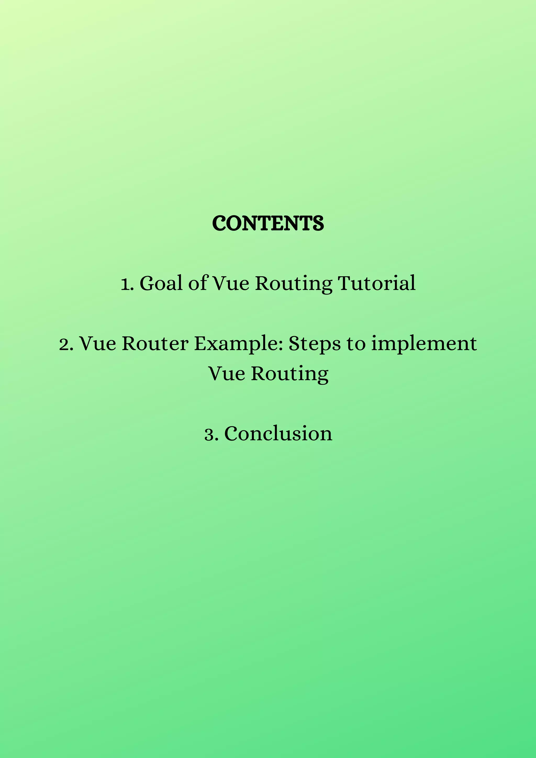 Vue Routing Tutorial Getting Started With Vue Router Pdf