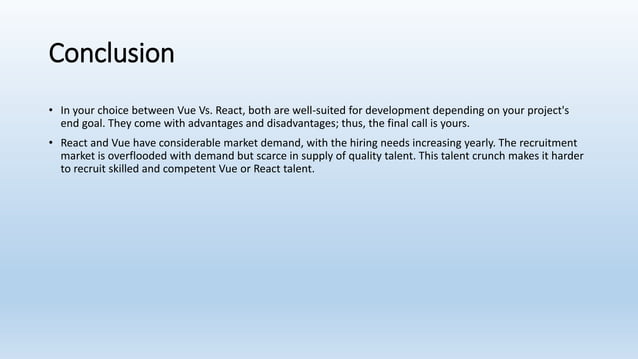 Vue vs. React : Unveiling The Difference | PPT