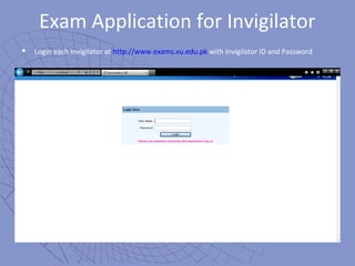Vu examination system opkst (semi final) | PPT