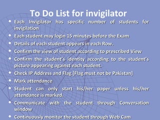 Vu examination system opkst (semi final) | PPT