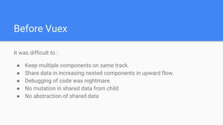 Vuex: X factor for Vue | PPT
