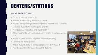 Centers and stations presentation | PPTX