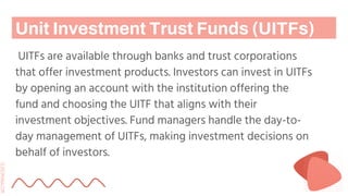 Variable universal life insurance and unit investment trust funds. | PPTX