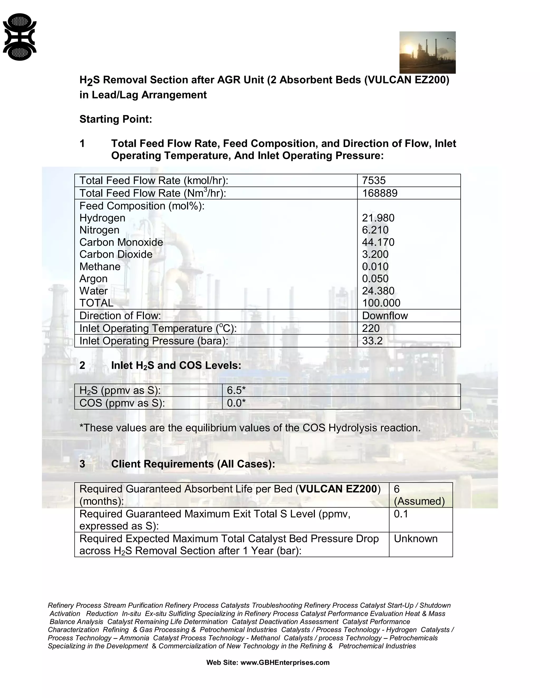 (AGRU) ACID GAS SOUR SHIFT: CASE STUDY IN REFINERY GAS TREATMENT | PDF