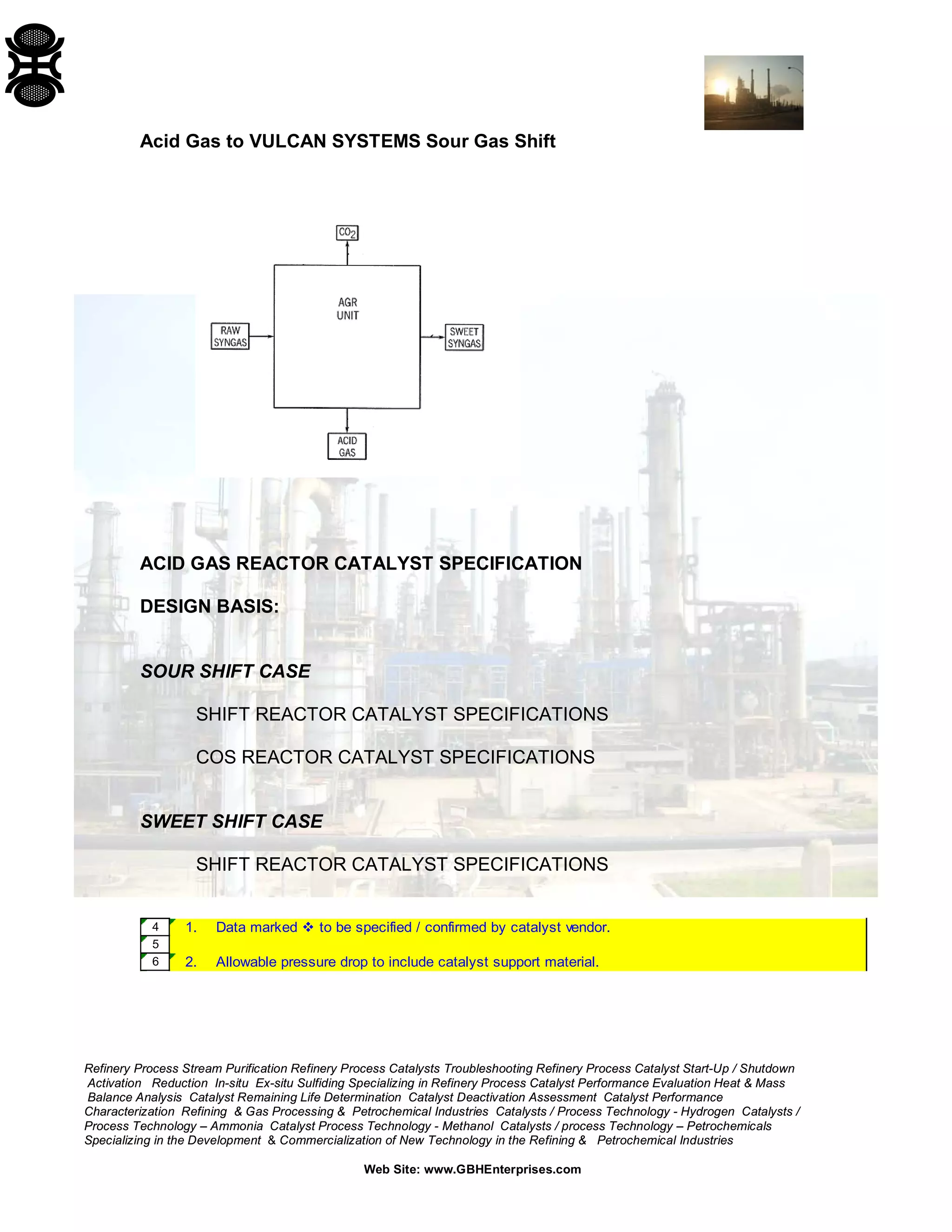 (AGRU) ACID GAS SOUR SHIFT: CASE STUDY IN REFINERY GAS TREATMENT | PDF