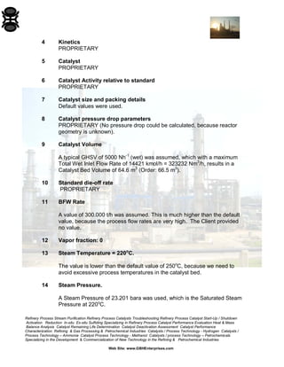 (AGRU) ACID GAS SOUR SHIFT: CASE STUDY IN REFINERY GAS TREATMENT | PDF