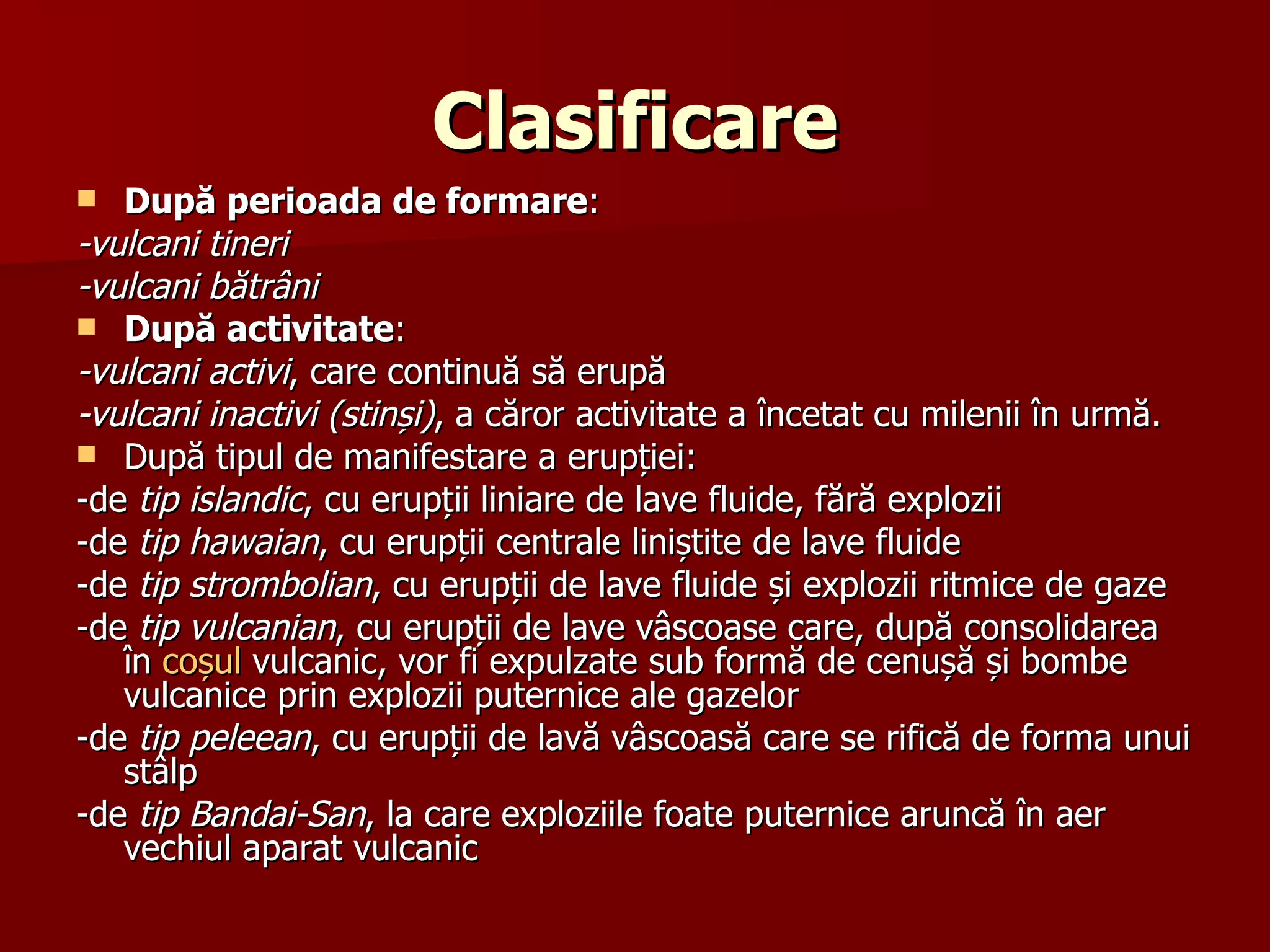 Vulcani | PPT
