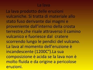 Vulcani Cecchini | PPT