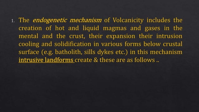 VULCANICITY AND IT'S RELETED LANDFORMS.pptx