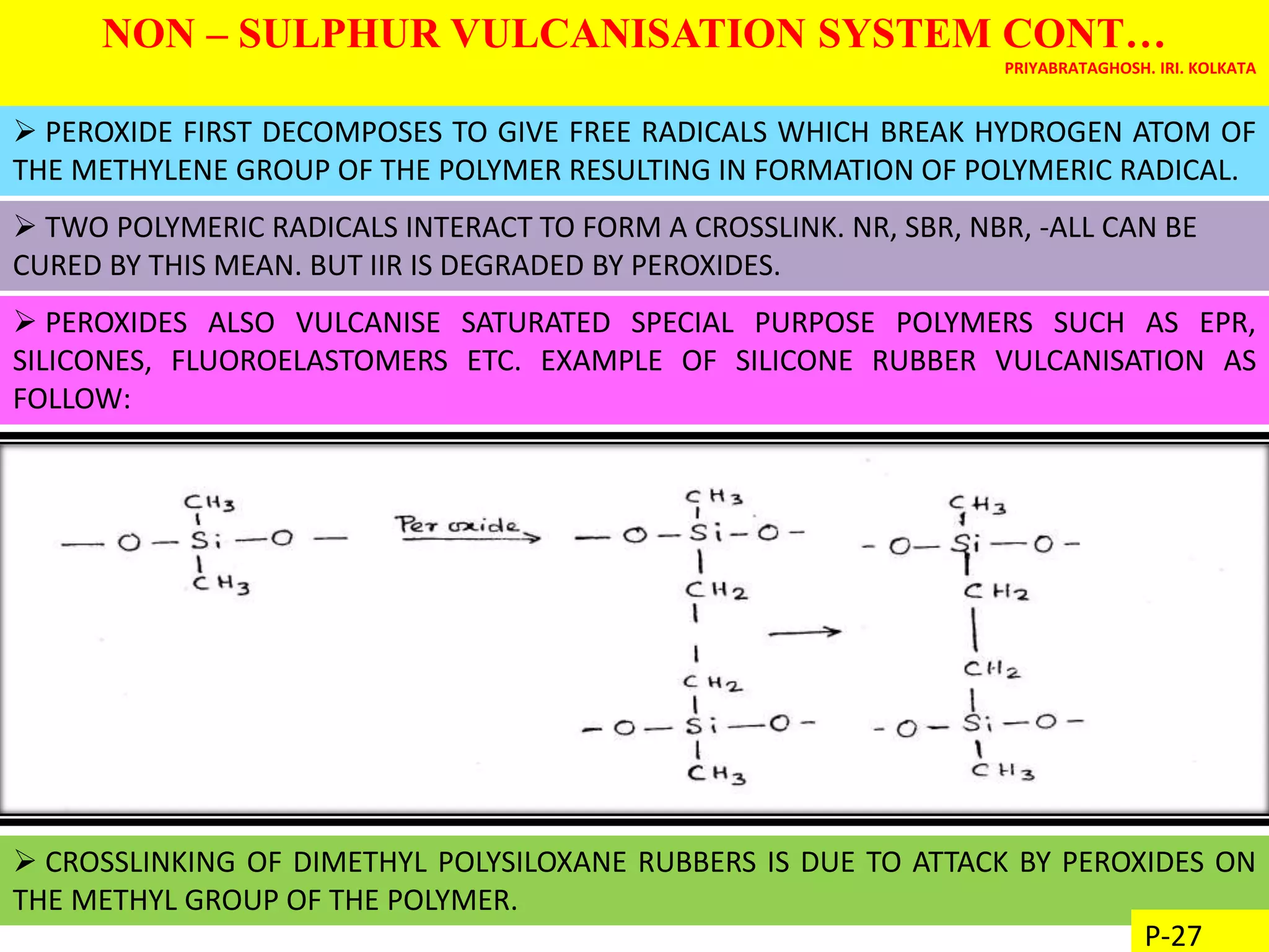Vulcanisation, accelerators & curing system | PPTX