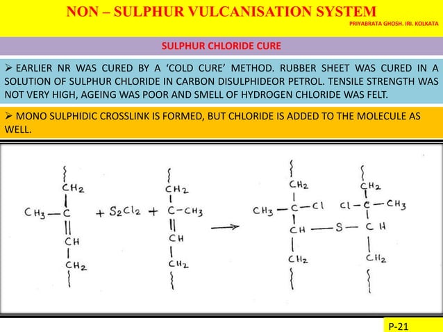 Vulcanisation, accelerators & curing system | PPTX