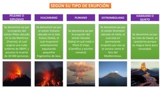 Vulcanismo y sismos nivel alfa | PPTX