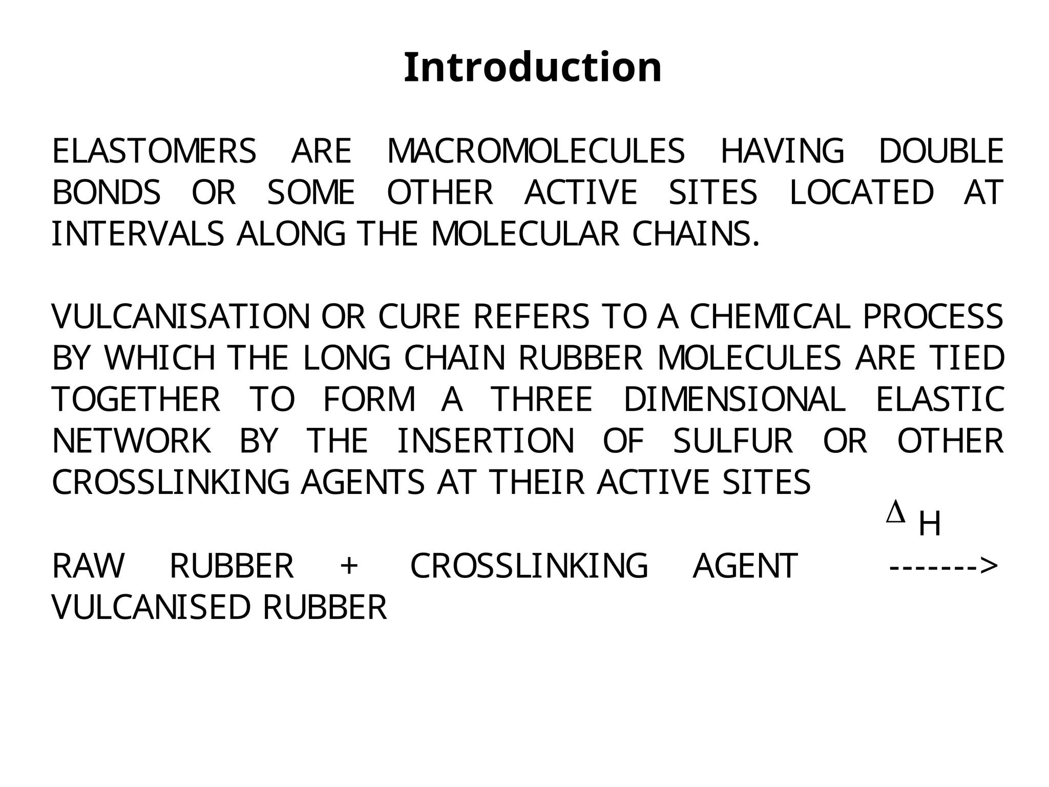 Rubber Curing and Impact of different Rubber Additives | PPT