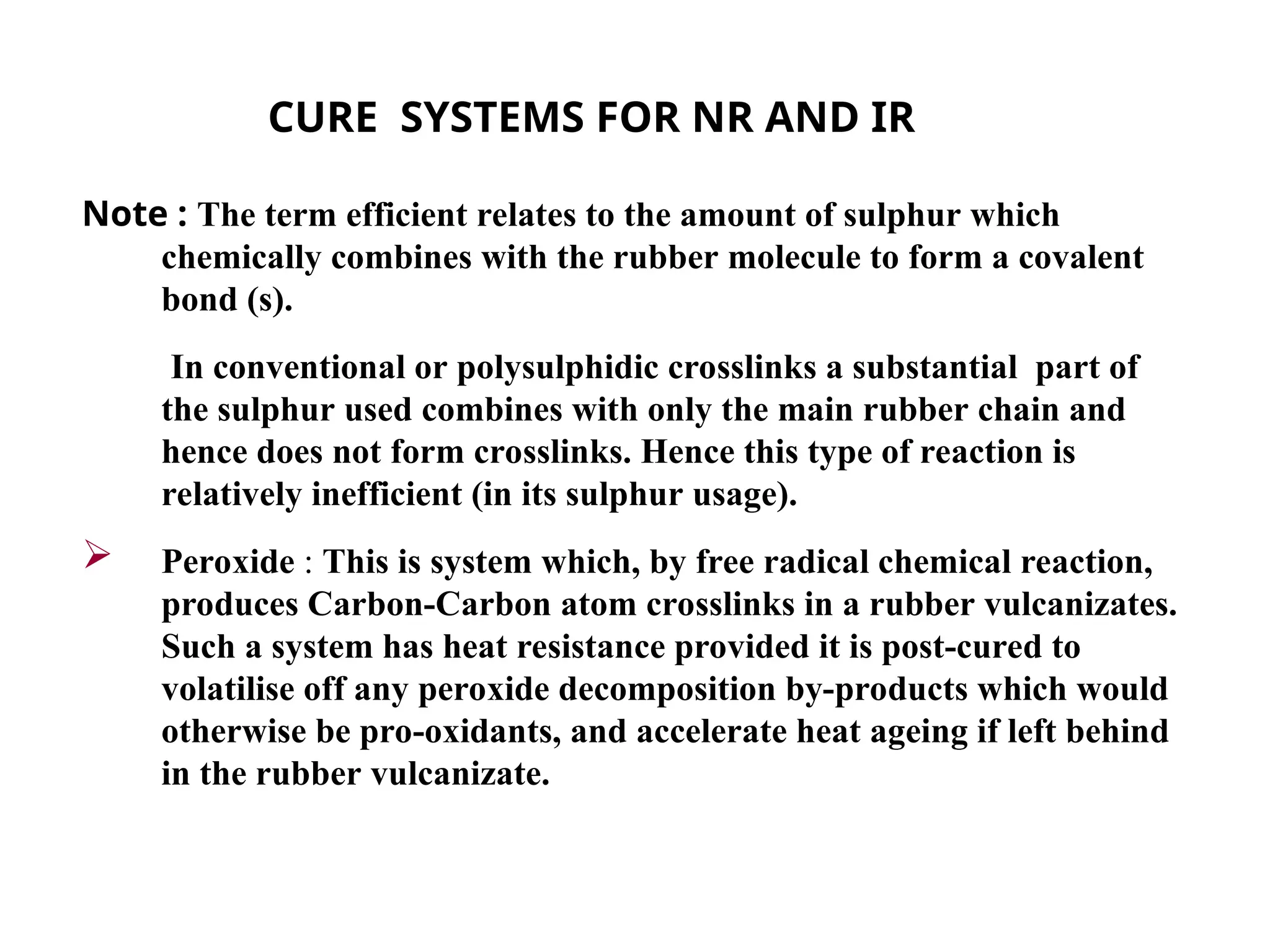Rubber Curing and Impact of different Rubber Additives | PPT
