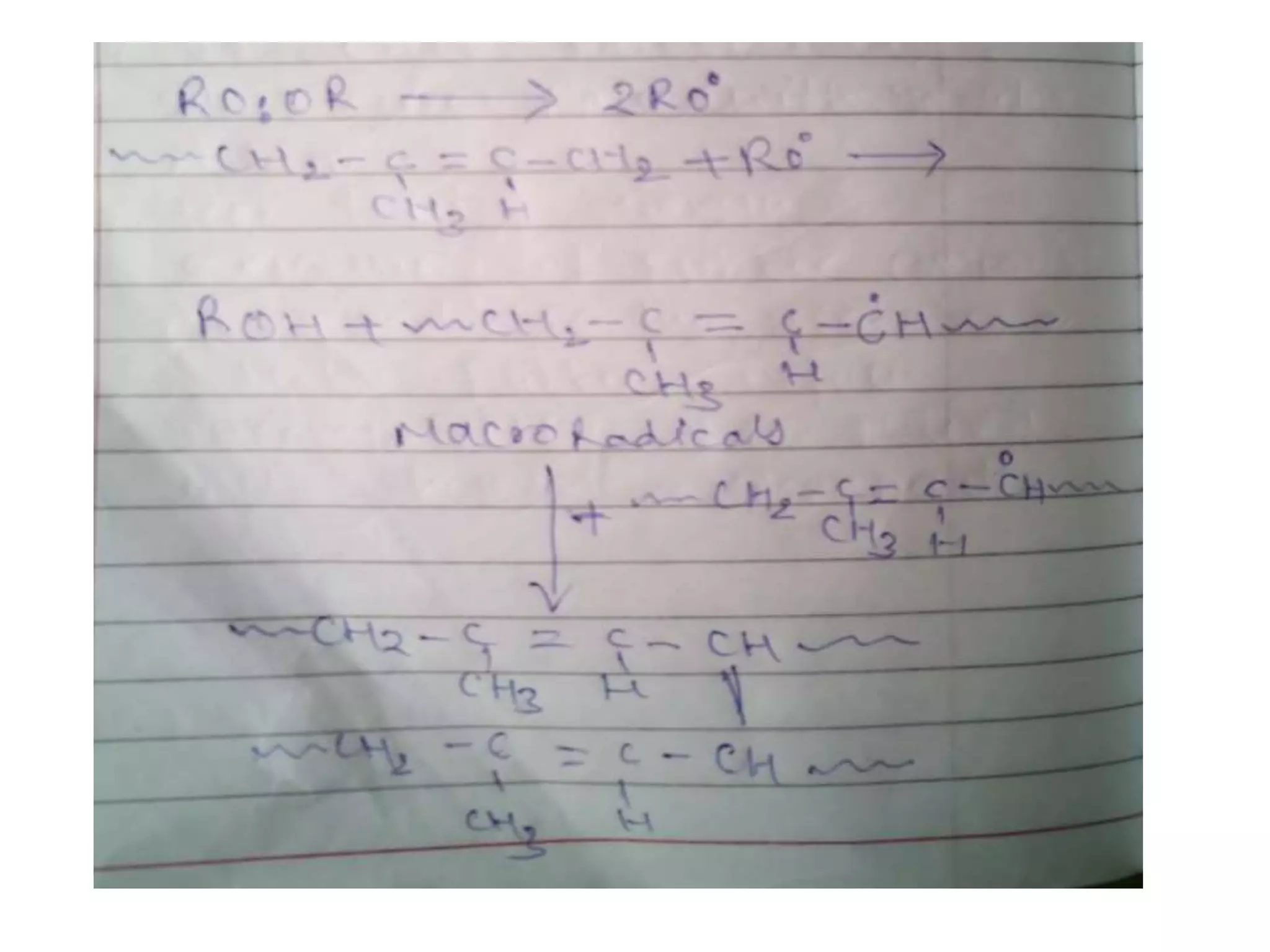 Vulcanization mechanism of natural rubber. | PPTX | Chemistry | Science