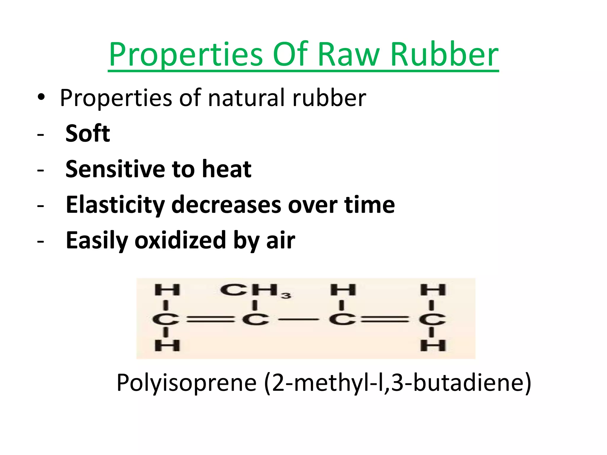 Vulcanization mechanism of natural rubber. | PPTX