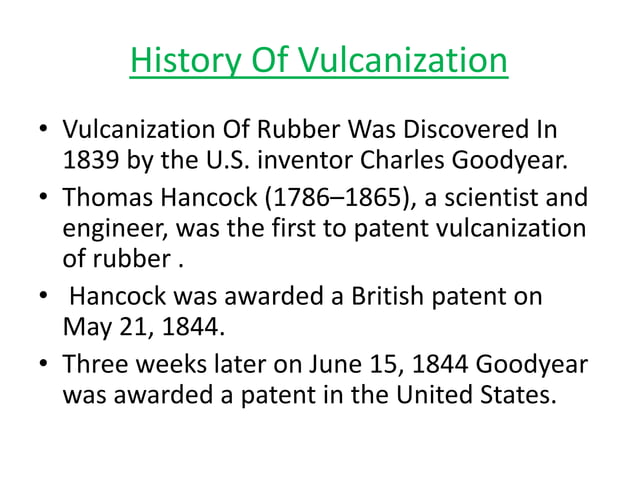 Vulcanization mechanism of natural rubber. | PPTX | Chemistry | Science