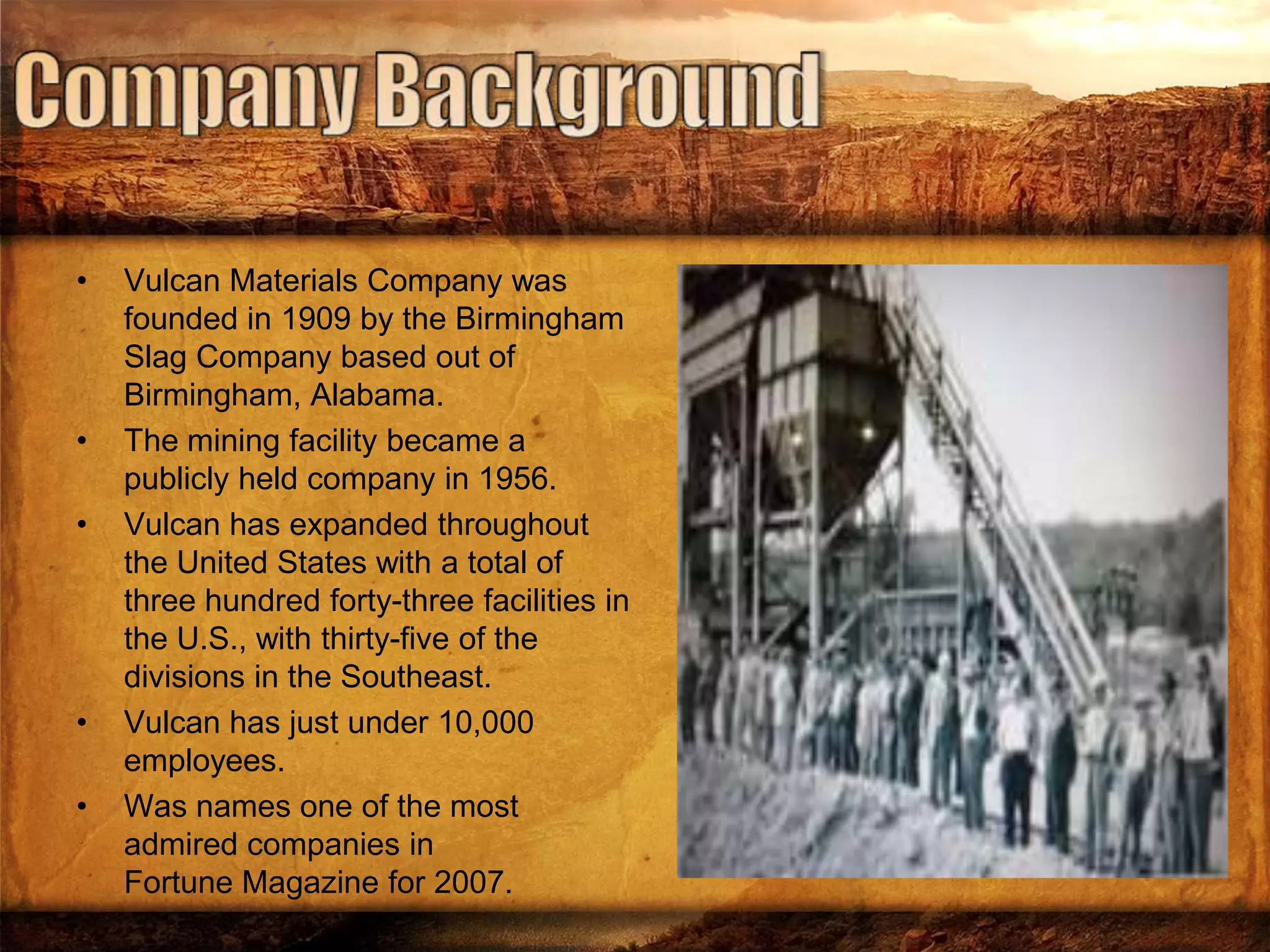 Vulcan materials | PPT