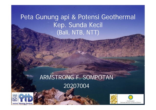 Volcanology And Geothermal Of Lesser Sunda Islands | PDF | Asia Travel ...
