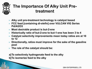 VULCAN Processes for Alky Feed Pre-treatment | PDF