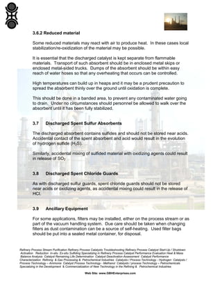 VULCAN VGP Series Purification Catalyst / Absorbents Operating Manual | PDF