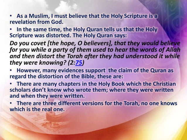 Vulgarities in the Bible Proves its Distortion | PPT