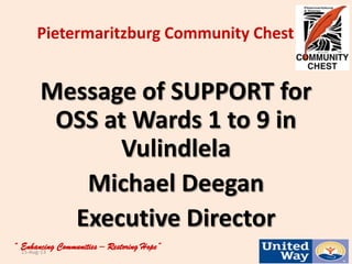 Profile of Community Chest | PPTX
