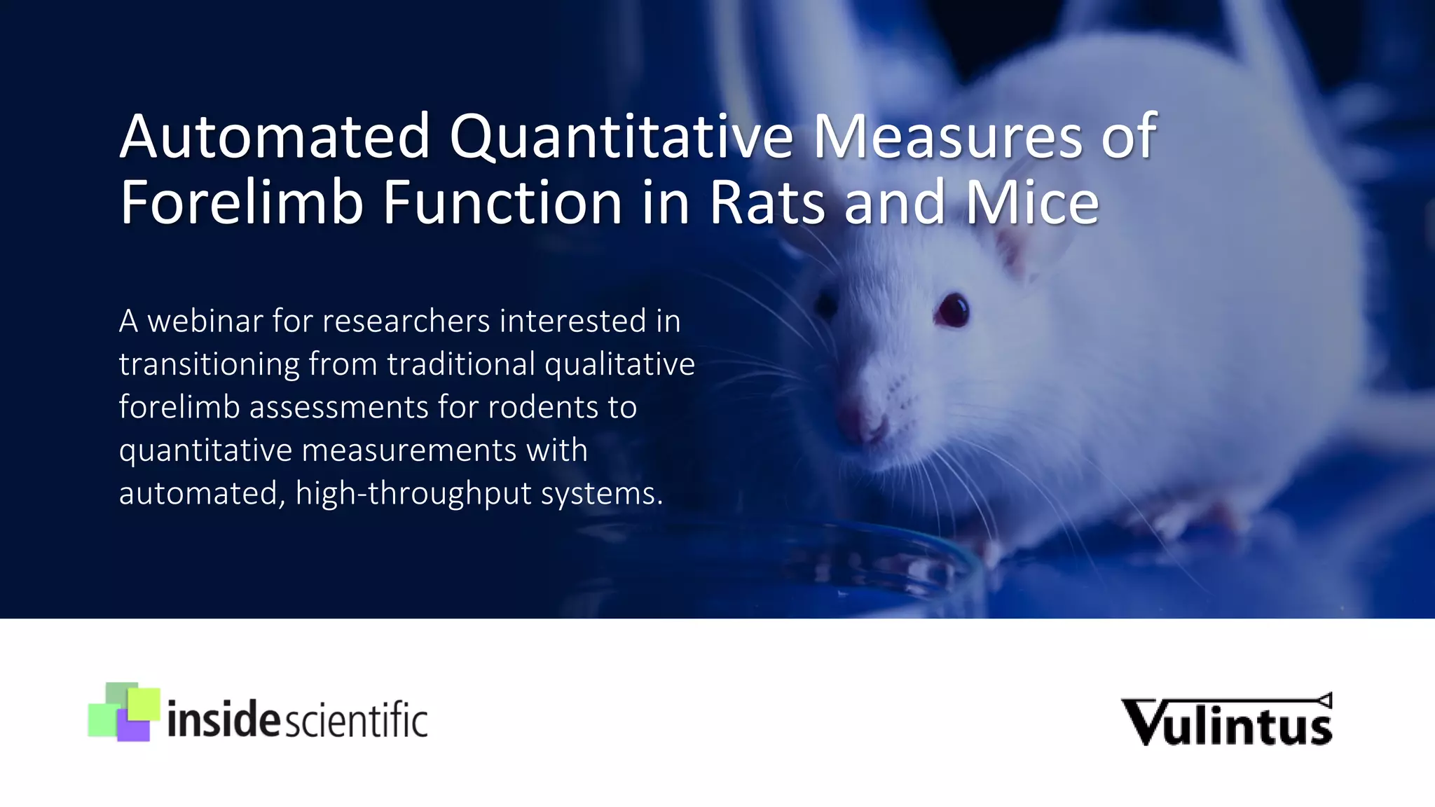 Automated Quantitative Measures of Forelimb Function in Rats and Mice | PDF