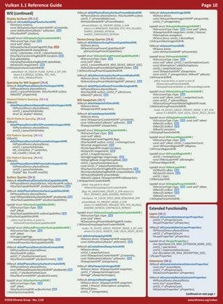 Vulkan 1.1 Reference Guide | PDF