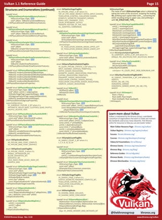 Vulkan 1.1 Reference Guide | PDF