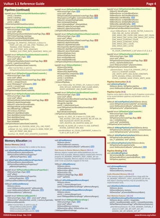 Vulkan 1.1 Reference Guide | PDF