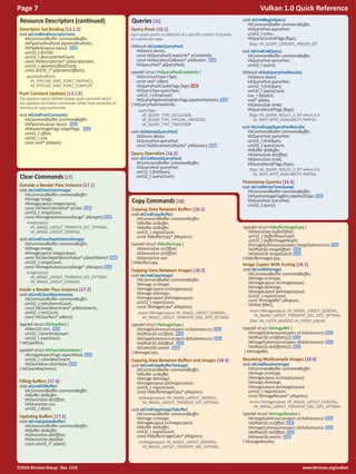 Vulkan 1.0 Quick Reference | PDF