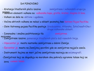 Vulkani i zemljotresi | PPT