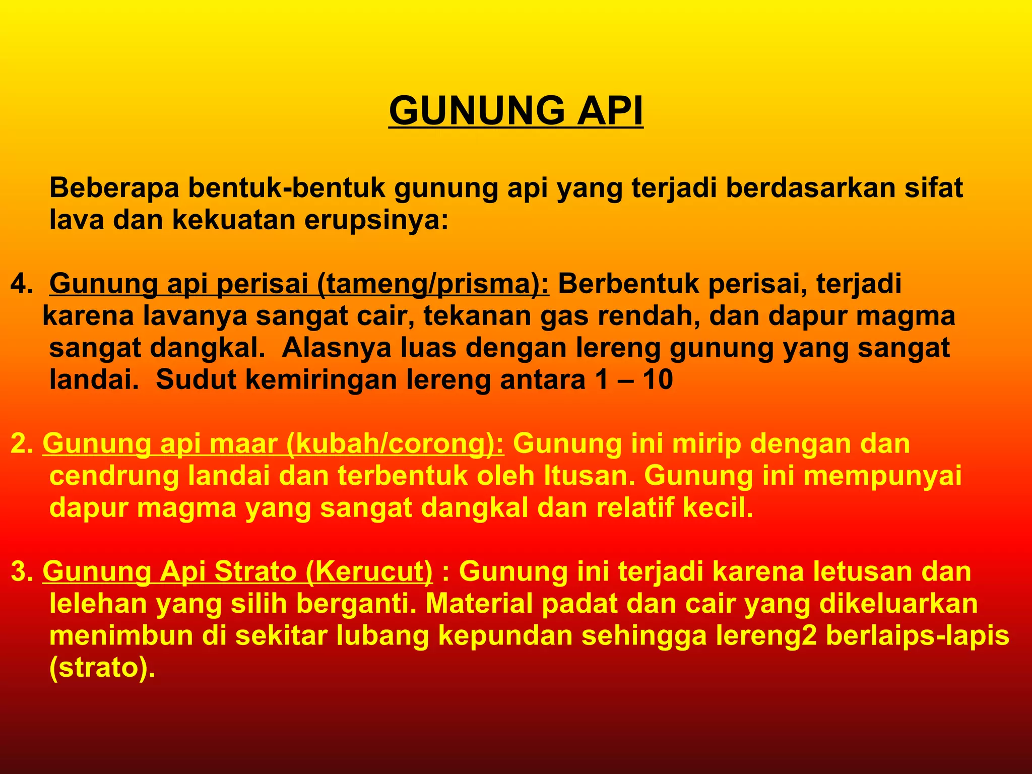 Vulkanisme | PPT