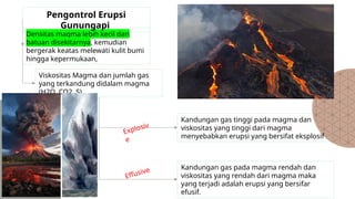 Vulkanologi - 05 Produk Vulkanisme (Lava) | PPTX