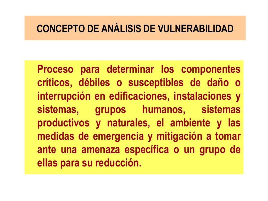 Vulnerabilidad